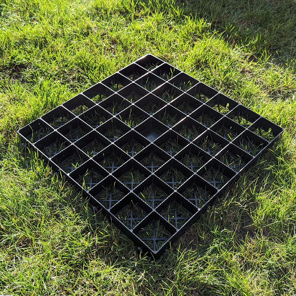 Grass Parking Grids | IBRAGRASS Plastic Ground Reinforcement Grids - IBRAN